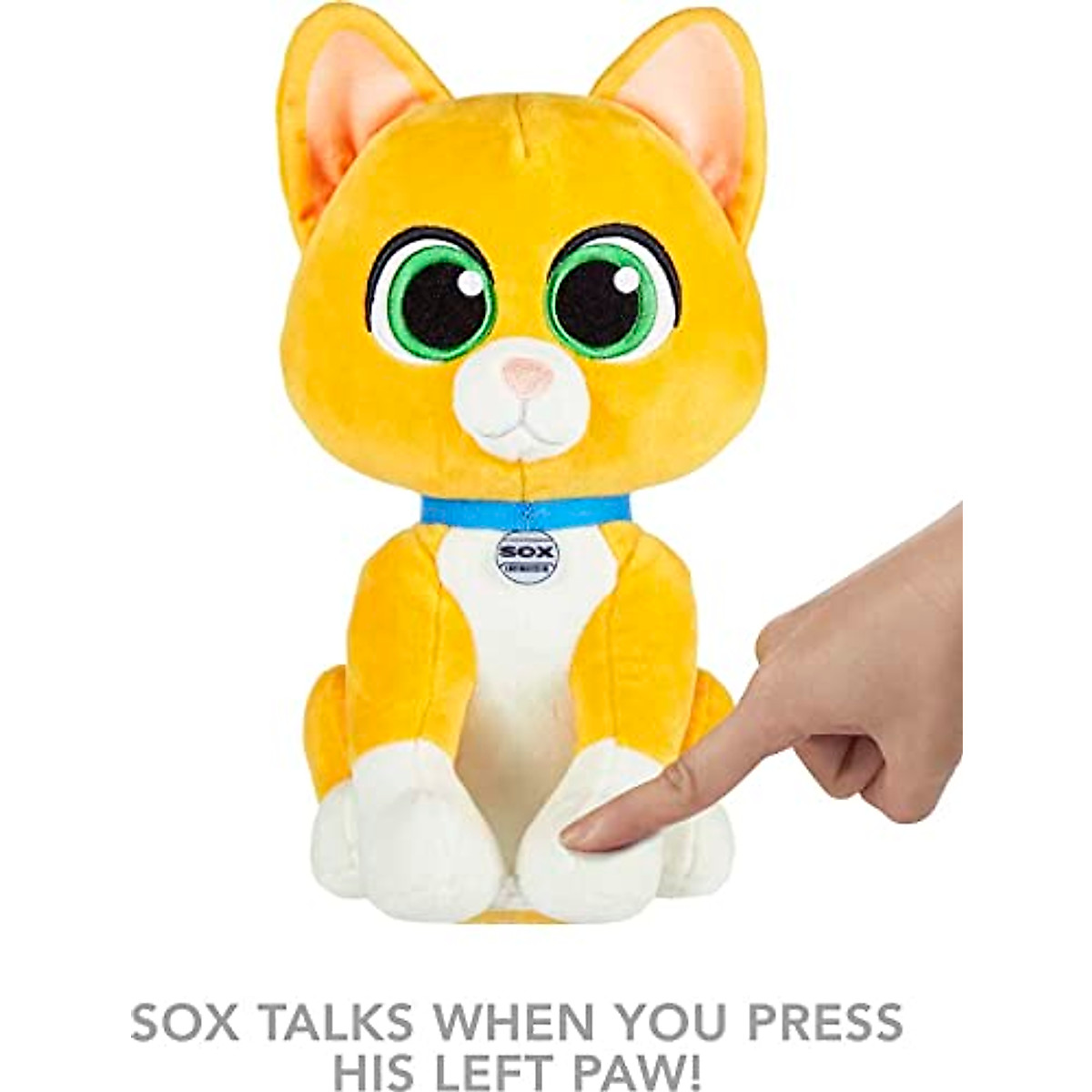 Mattel Lightyear Toys Sox Plush Cat Toy with Sound, 9-Inch Mission Pal Robot Soft Doll Inspired by Character (Amazon Exclusive)
