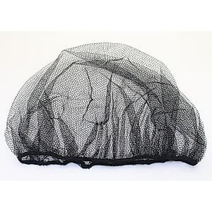Yes!Fresh 21" Disposable Regular Nylon Breathable Honeycomb Hair Nets, package of 100 (Black)