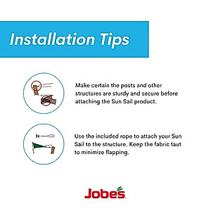 Easy Gardener 10909H, Fabric Shade, Sun Sail Shade Accessory, Green