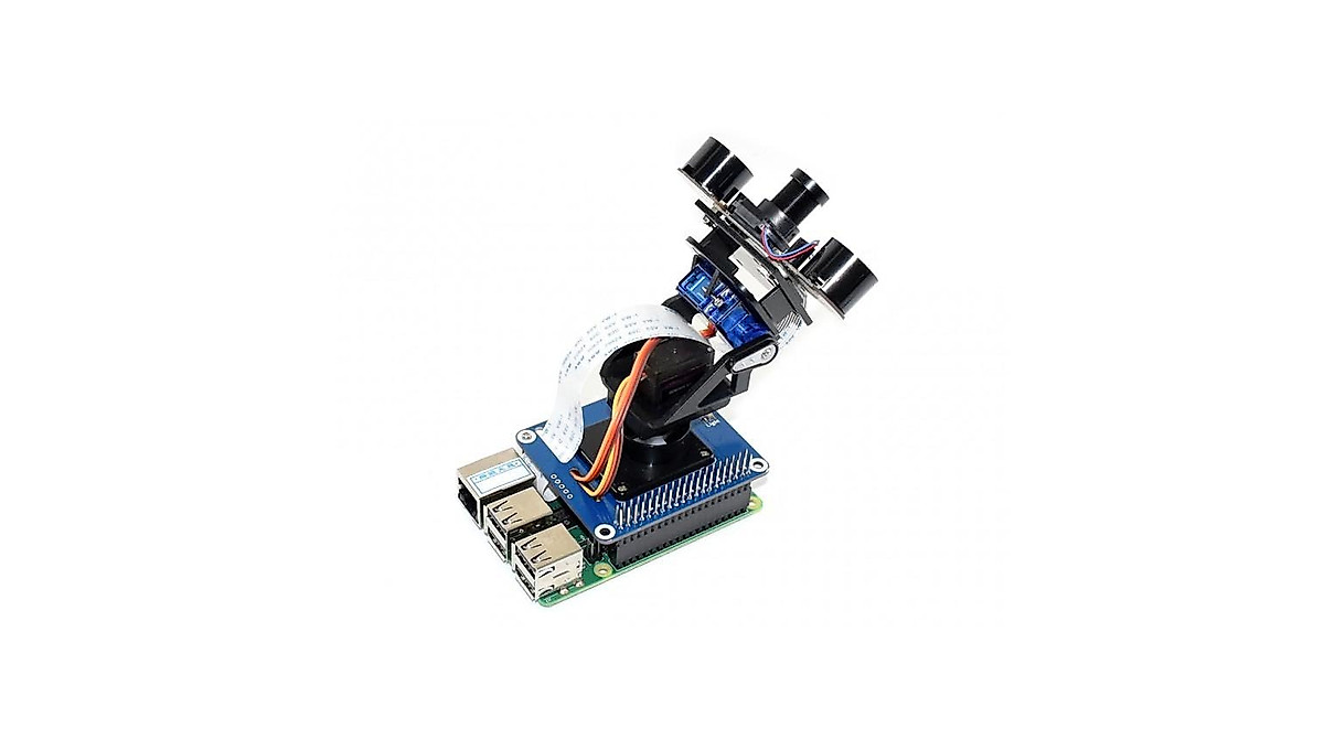 Waveshare 2-DOF Pan-Tilt HAT for Raspberry Pi Series Board Light ...
