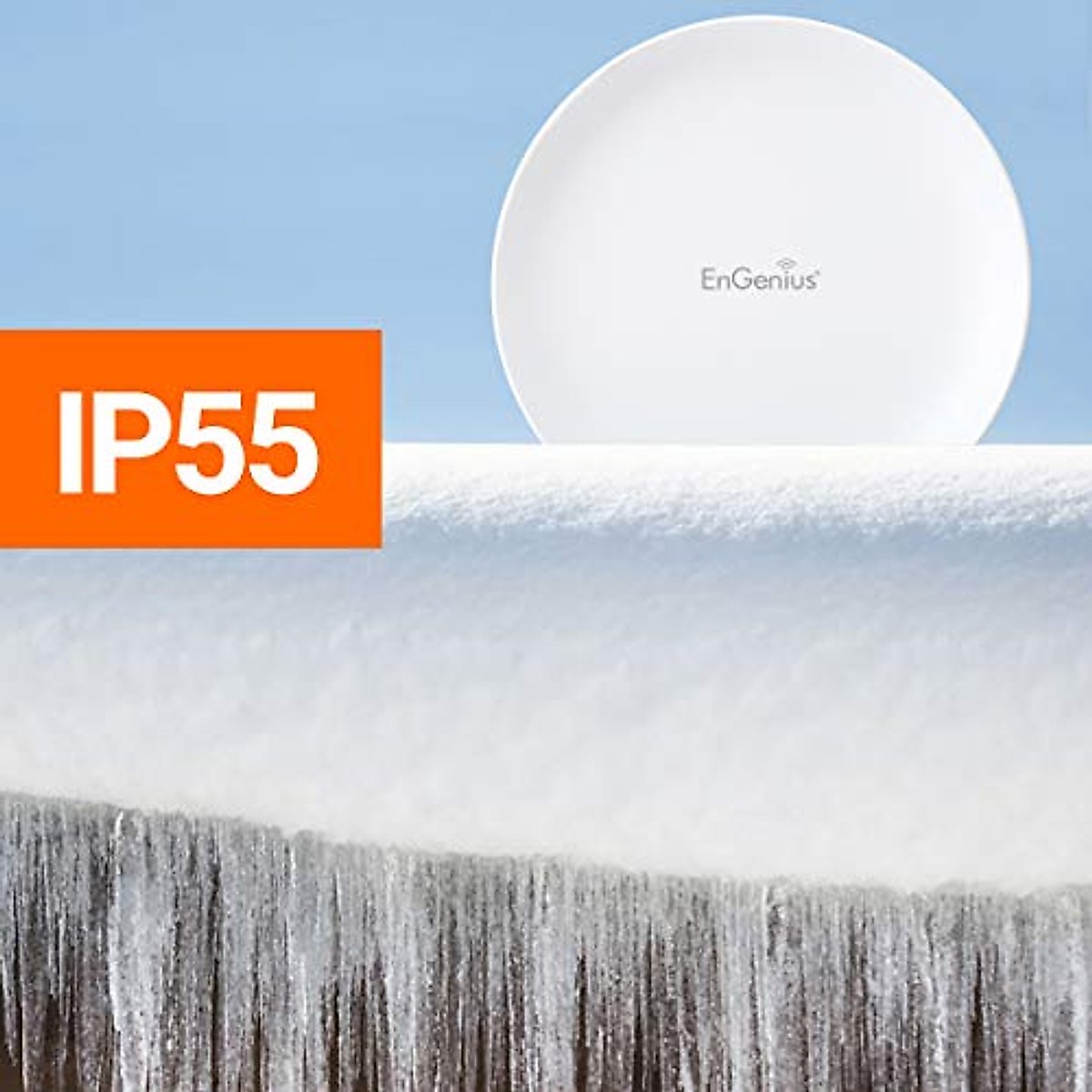 EnGenius Technologies Wi-Fi 5 Outdoor AC867 5GHz Wireless Access Point/Client Bridge, Long Range, PTP/PTMP, Additional 802.3at PoE Port, IP55, 26dBm with 19dBi Directional Antennas (N-EnStationAC Kit)