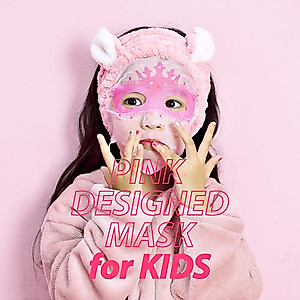 [ peach and ] Ballerina Face Mask Sheet for Kids, Children | Facial Mask made with 100% Cotton (5pcs)