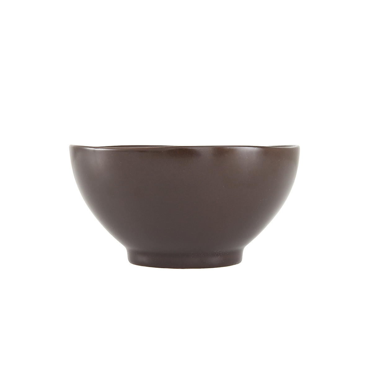 Fortessa Vitraluxe Dinnerware Heirloom Rice Bowl, 5.75-Inch, Set of 4, Charcoal