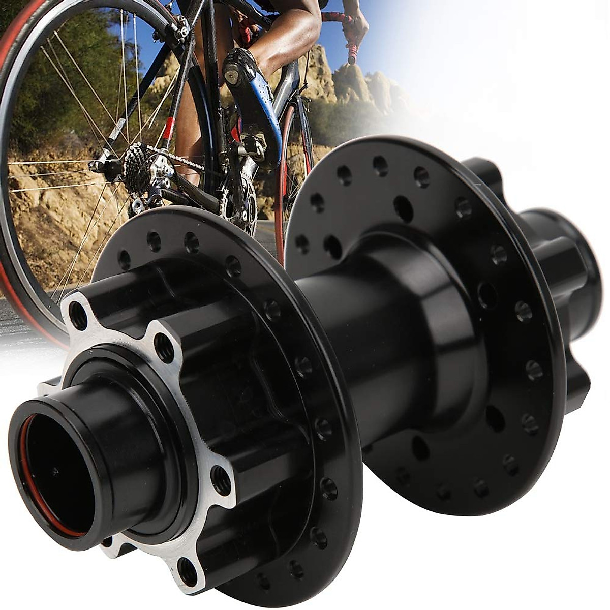 Alomejor Hub Bike Disc Hub Bike Front Hub Mountain Bike Disc Brake Hub Bike Hub Adapter Freehub