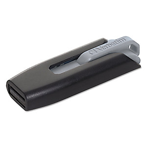 Verbatim 128GB Store 'n' Go V3 USB 3.0 Flash Drive - Gray