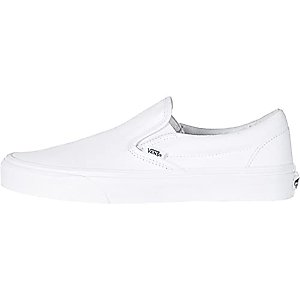 Vans, Classic Slip-On Sneakers (True White, 10.5 Men/12 Women)