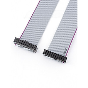 uxcell 2.54mm Pitch IDC 20Pin F/F Connector Extension Flat Ribbon Cable 148cm