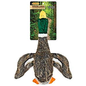 Ruffin' It Woodlands Mallard Stuffed Plush Dog Toy, Large