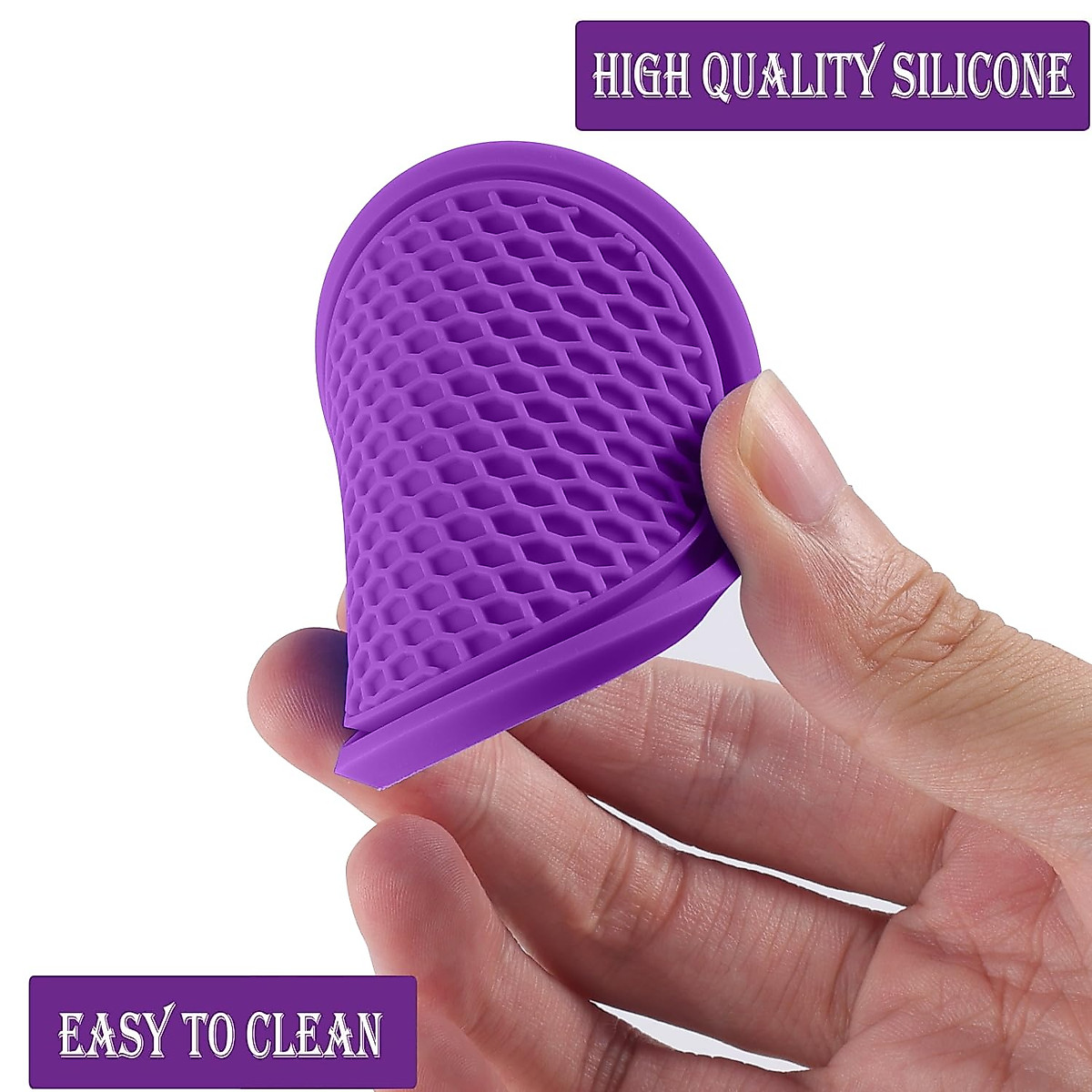 SINGARO Car Cup Coaster, 4PCS Universal Non-Slip Cup Holders Embedded in Ornaments Coaster, Car Interior Accessories, Purple