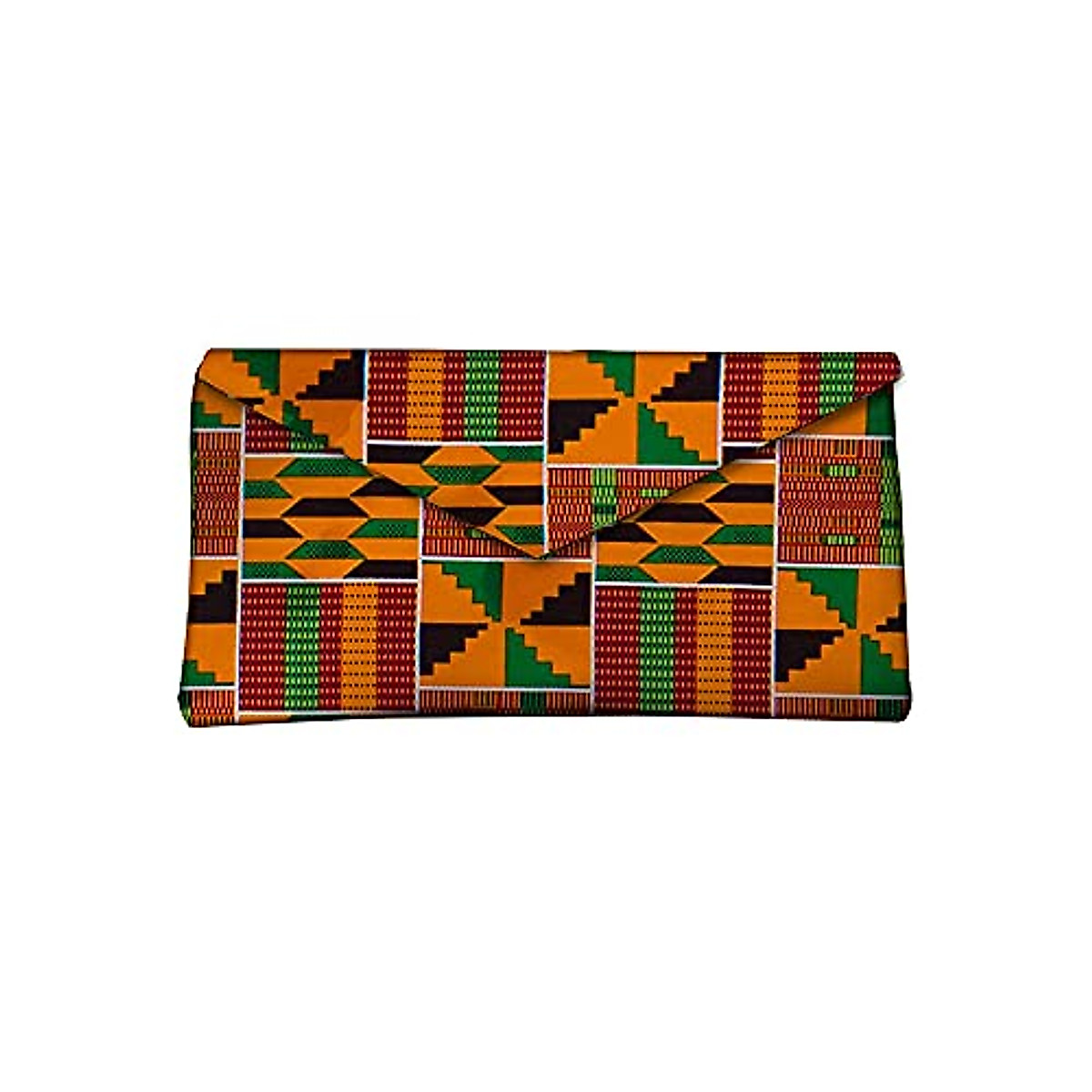 African Kente Print Clutch Purse Fabric Women Fashion Hand Bag for Women Hand Bag