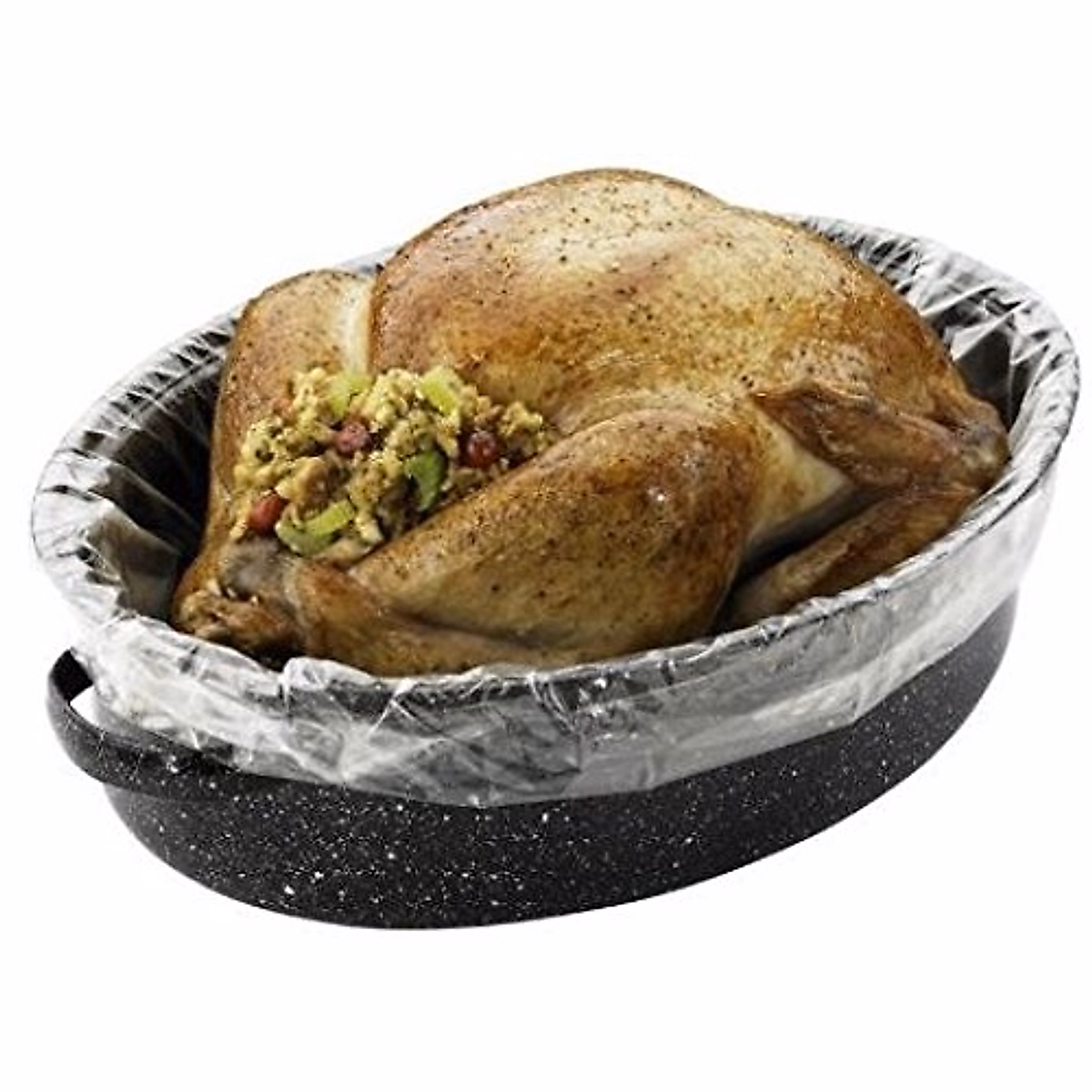 PanSaver 100 Count EZ Clean Slow Cooker Liners and Cooking Bags Perfect For Cholent, Stews, Fish and Soups 3 to 6 Quart or 9x13 inch Oven Trays