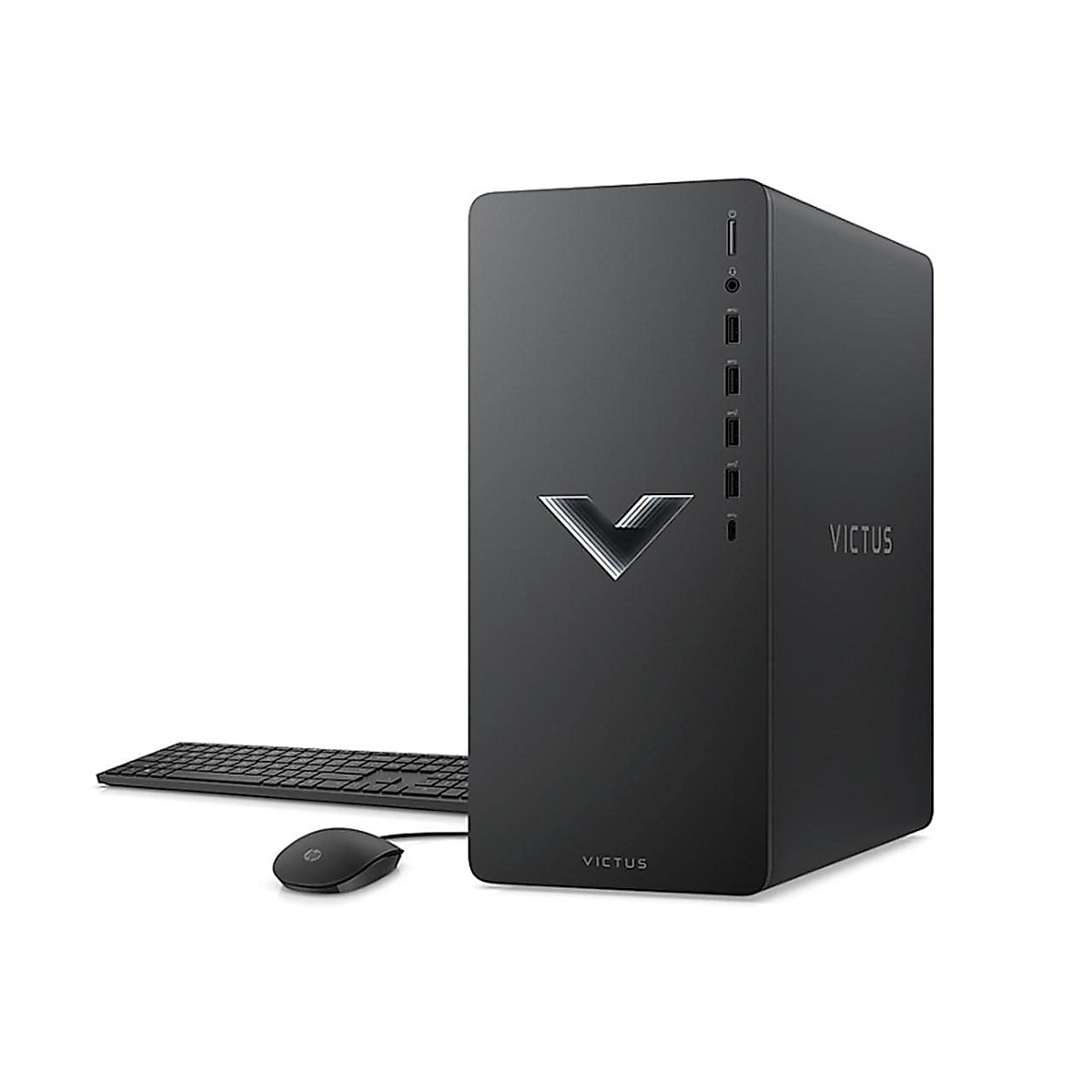 HP Gaming Premium Desktop | AMD Ryzen 7 5700G(Beat i7-1255U) | 32GB DDR4 | 512GBSSD | AMD Radeon RX 6600XT | Windows 11 Pro | Black | Bundled with Mouse Pad