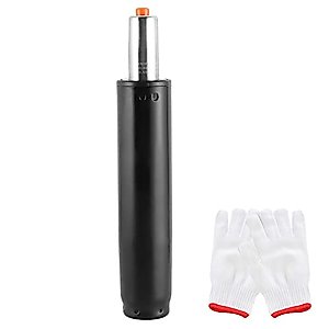 MYFULLY Office Chair Cylinder Replacement | Chair Gas Lift Cylinder 5 inch Long Extension Stroke Adjust Universal Size Lift Cylinder Fits Most Executive Chair Swivel Chair Black