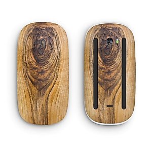 Design Skinz Light Knotted Woodgrain Vinyl Decal Compatible with The Apple Magic Mouse 2 (Wireless, Rechargable) with Multi-Touch Surface