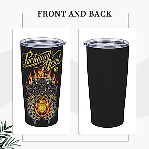 HIKTIEK Parkway Musics Drive Stainless Steel Insulated Car Sippy Cup With Lid Travel Mug for Cold Hot 20 oz