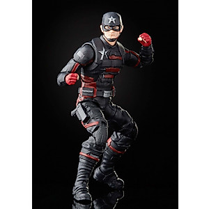 Marvel Legends Series Avengers 6-Inch Action Figure Toy U.S. Agent and 2 Accessories, for Kids Ages 4 and Up