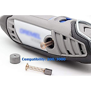 Carbon Motor Brushes Compatible for Dremel 3000 200 - Pack of 2 Pairs