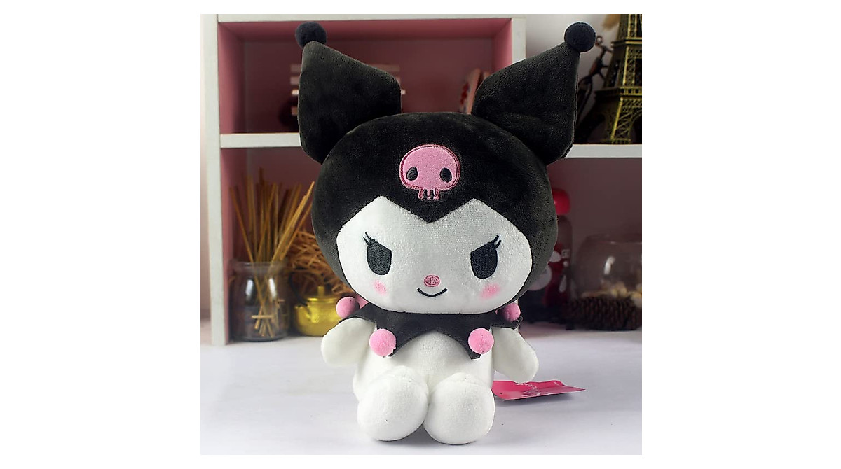 Buy EVESKY Kawaii Plush Black Doll - 10in Soft Toy