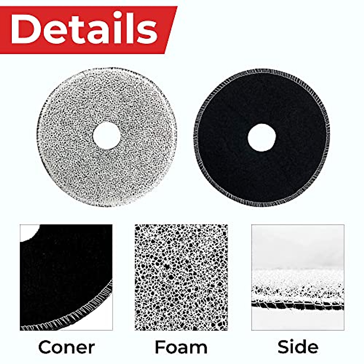 Dogit Design Carbon Replacement Foam Filter Cartridge for Dogit Design Fresh & Clear Fountain - 3-Pack by Dogit