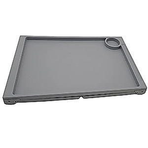 Folding Lap Table TV Bed Tray Eating Food l Reading/Laptop Desk On Bed or Couch with Cup Holder & Foldable Legs