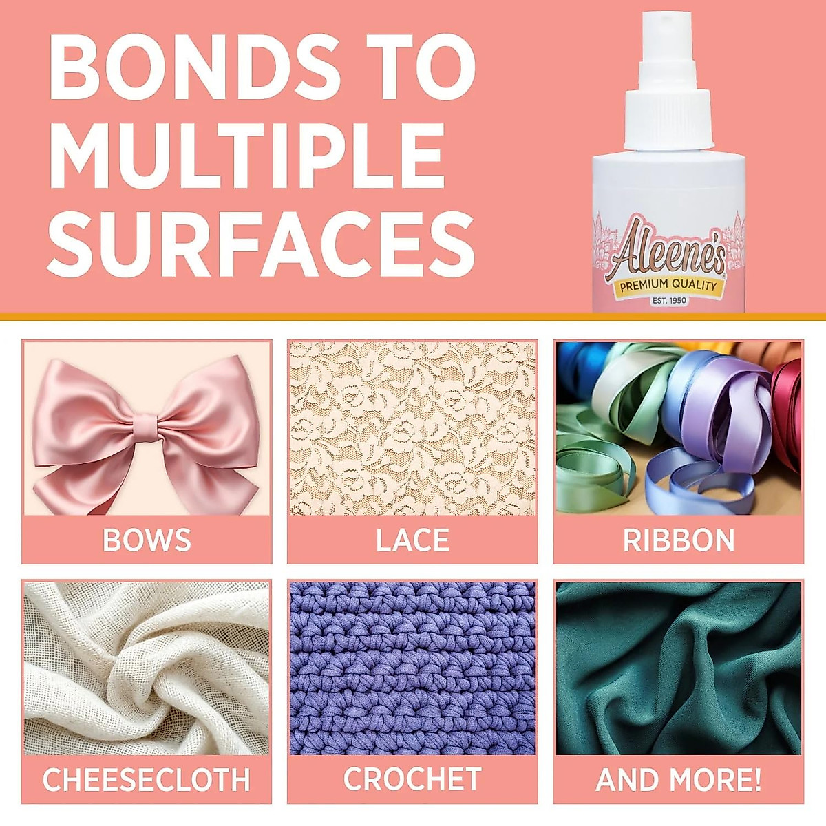 Aleene's 15581 Stiffen-Quick Fabric Stiffening Spray 8oz,Original Version