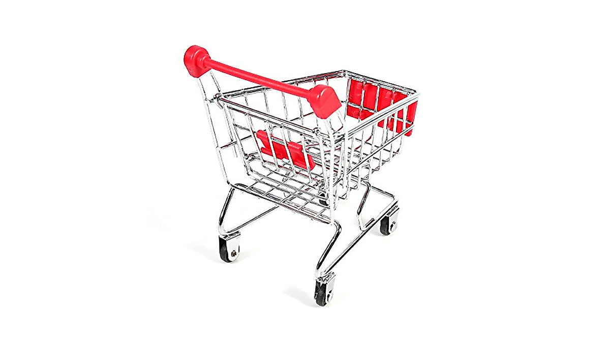 Parrot Cart Toy - Fun Mini Shopping Trolley