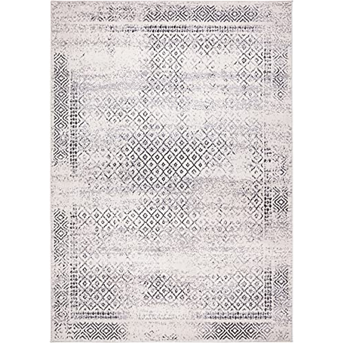 Rugshop Bohemian Oriental Area Rug 5' x 7' Gray
