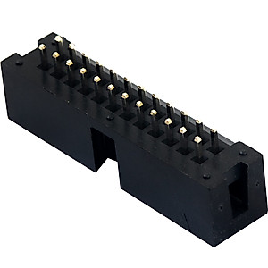 whiteeeen 20pcs 2 x 12 24 Pins 2.54mm IDC Socket Straight Male Box Header Connector