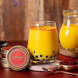 Zaran Saffron, Superior Saffron Threads (Super Negin) Premium grade Saffron Spice for Paella, Risotto, Tea's, and all Culinary Uses (2 Grams)