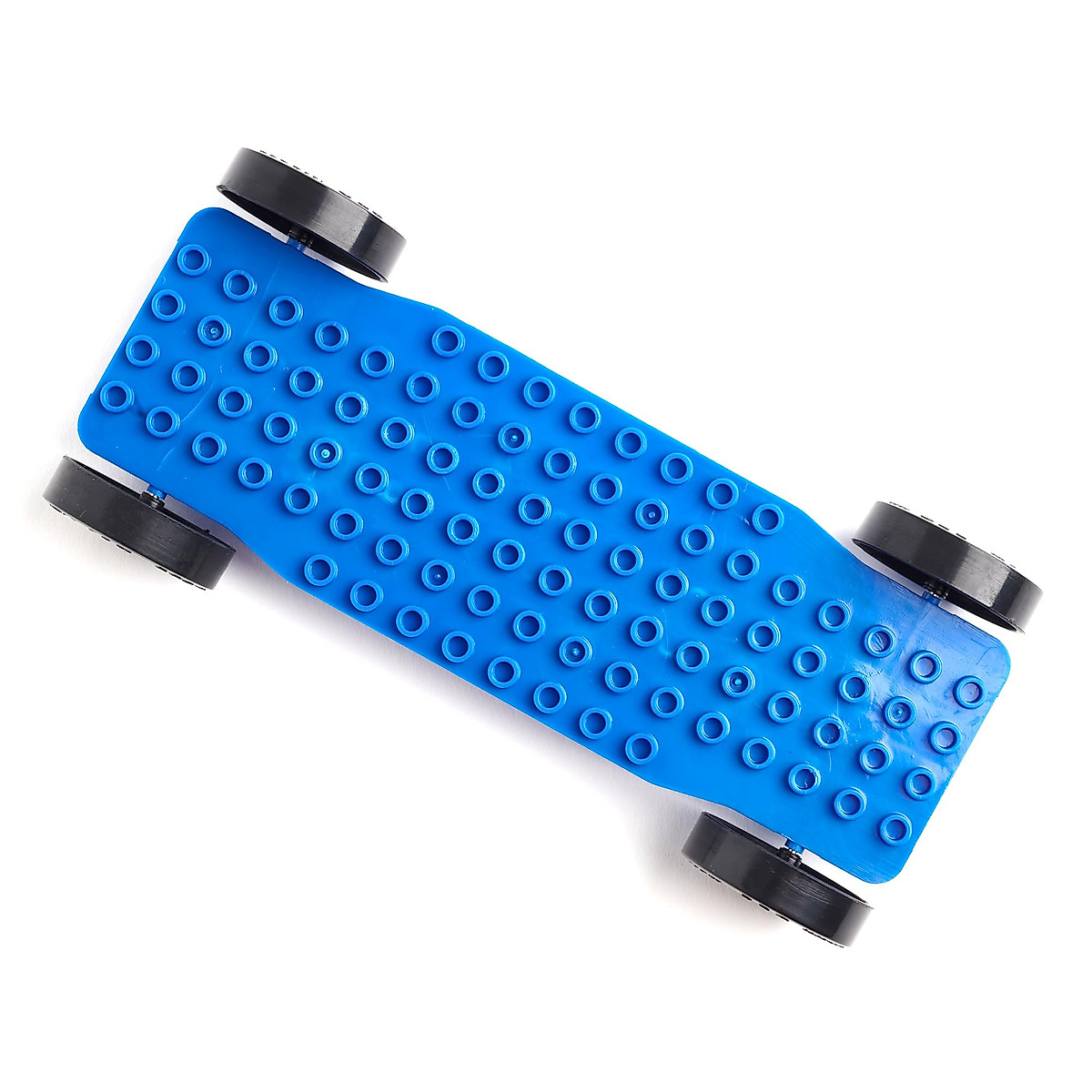 Pinewood Pro Brick Derby™ Car Chassis | Create a Customized car with Lego® Bricks to Race on Pinewood Derby Tracks | Fully Assembled and Ready to Race from Engineered for Speed