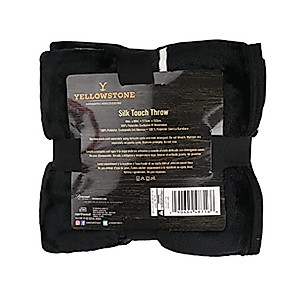 Northwest Yellowstone Silk Touch Throw Blanket, 46" x 60", Whiskey Label