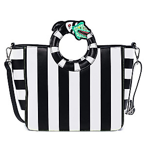 Loungefly x Beetlejuice Sandworm Handle Crossbody Bag