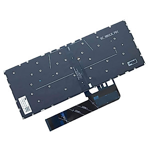 USA US Layout New Laptop Keyboard for Lenovo Yoga 730-13IKB Yoga 730-13IWL Yoga 730-15IKB Yoga 730-15IWL, Yoga 530-14ikb, Flex 6-14ARR Flex 6-14IKB Gray Keycaps Frameless with Backlight