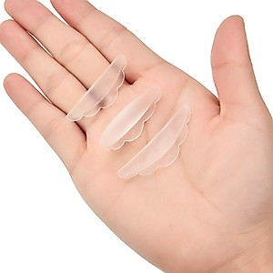 Silicone Eyelash Perming Tool Set, include 6 Pairs Eyelash Perming Curler Silicone Pad and Lash Y Brush, 13 Pieces Totally