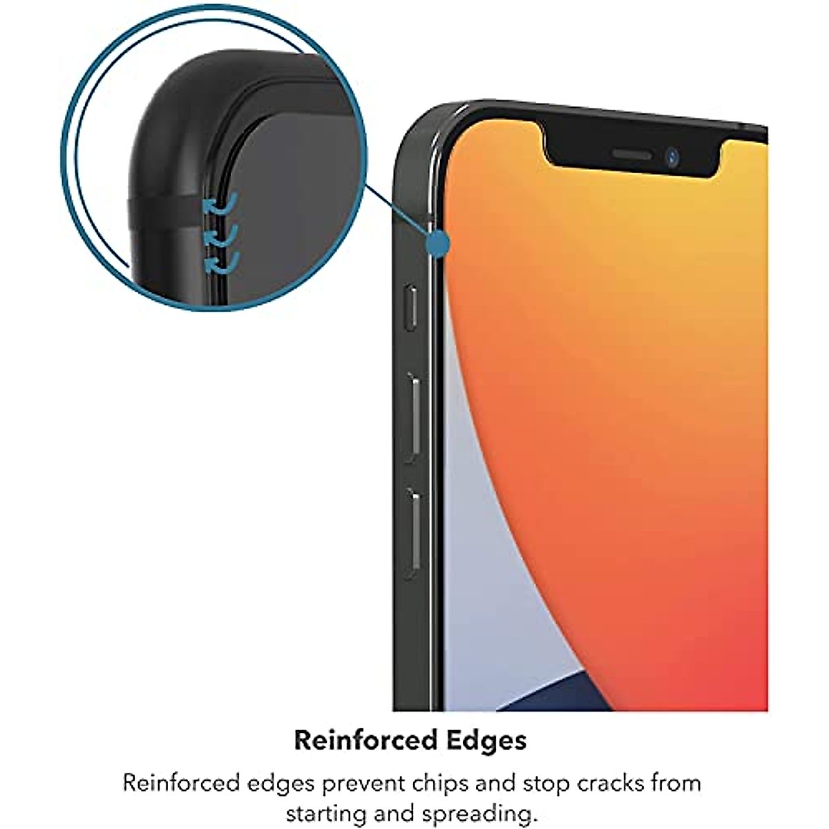 OtterBox Statement Series for iPhone XR Case with ZAGG Screen Protector, Extreme Shatter Protection - Bundle - (Clear/Dark Jade)