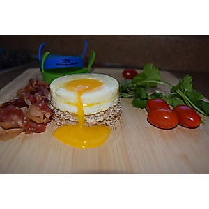 Silicone Egg Rings, Premium Nonstick Multicolored Cooking Ring Molds for Eggs, Pancakes, Mcmuffin Breakfast Sandwiches, English Muffins, Crumpets, and More (4-Pack)