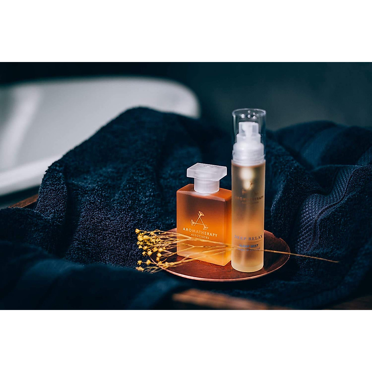 Aromatherapy Associates Deep Relax Sleep Mist. Body and Linen Spray for Restorative Sleep. Made with Vetivert, Chamomile and Sandalwood Essential Oils (1.69 fl oz)