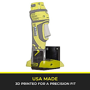 Spartan Mounts Tool Mount for Ryobi Power Tools, Right Mount Wall Display Hook, Power Tool Storage, Convenient Easy Access Garage Organizer, Durable Low Profile Bracket