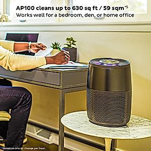 Instant HEPA Quiet Air Purifier, From the Makers of Instant Pot with Plasma Ion Technology for Rooms up to 630ft2, removes 99% of Dust, Smoke, Odors, Pollen & Pet Hair, for Bedrooms, Offices, Charcoal