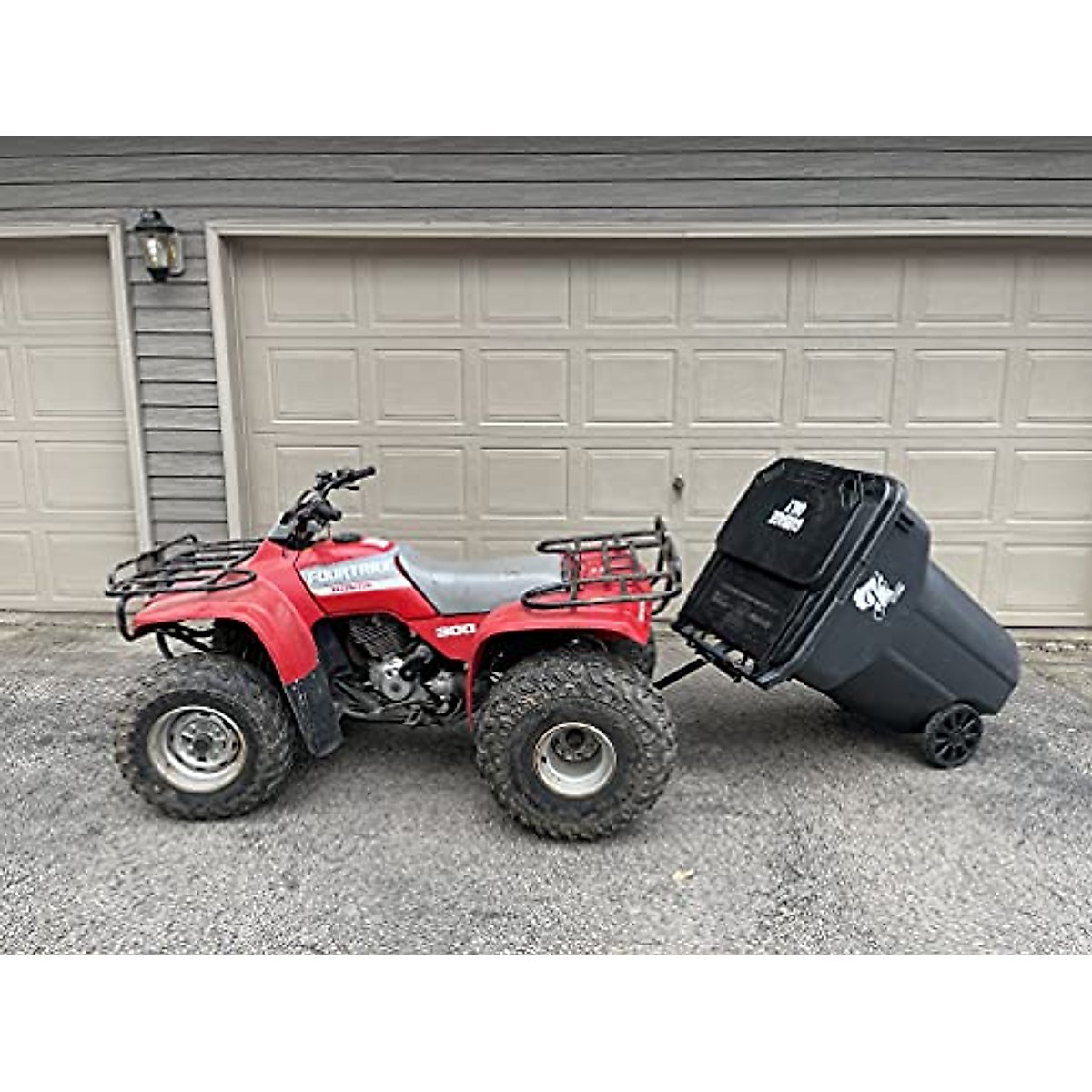 Garbage Commander UBLMT Single Can Ball or Bolt Mounted Garbage Hauling Device
