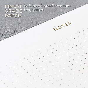 Pinesman - Dotted Luxury Notepad Mouse Pad - Executive's Memo Pad - Paper Desk Pad - Gold Foiled