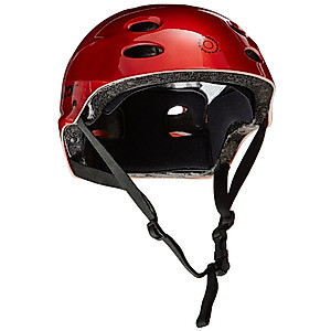 Razor Power Core E90 Electric Scooter + Razor V-17 Youth Multi-Sport Helmet