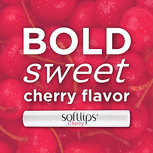 Softlips Lip Protectant/Sunscreen, Value Pack, Cherry, Twinpack