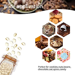 Enkrio 18Pcs Mason Jar Zipper Bags Resuable Snack Bags Portable Food Storage Snack Zipper Bags for Kitchen Travel Camping Picnic Organizer (18S)