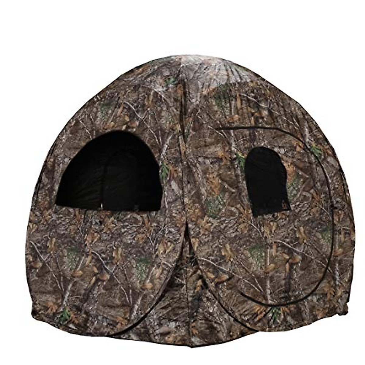 Rhino Blinds R75-RTE 2 Person Hunting Ground Blind, Realtree Edge & Allen Company Shooting Stick, Monopod, Adjustable in Height (21.5 to 61 inches), Aluminium, Hunting Accessories, Black (2163)