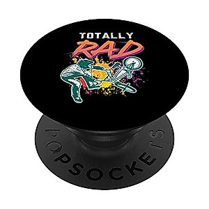 Totally Rad 80s Bmx Bike Vintage Racing Biking Cycling Gift PopSockets Grip and Stand for Phones and Tablets