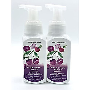 Bath and Body Works Gentle & Clean Foaming Hand Soap, 8.75 fl. oz. (Black Cherry Merlot, 2-Pack)