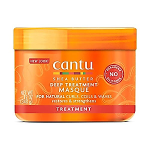 Cantu Deep Treatment Masque with Shea Butter for Natural Hair, 12 oz (Packaging May Vary)
