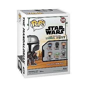 Funko Pop! Star Wars: The Book of Boba Fett - The Mandalorian with Pouch