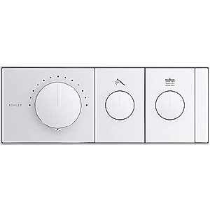 KOHLER 26346-9-CP Anthem Digital Thermostatic Valve, Two-Outlet, Polished Chrome